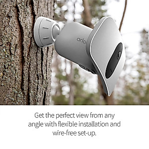 Arlo Pro 3 Floodlight Camera - Wireless Security, 2K Video & HDR, Color Night Vision, 2 Way Audio, Wire-Free, Direct to WiFi No Hub Needed, 160° View, Works with Alexa, White - FB1001