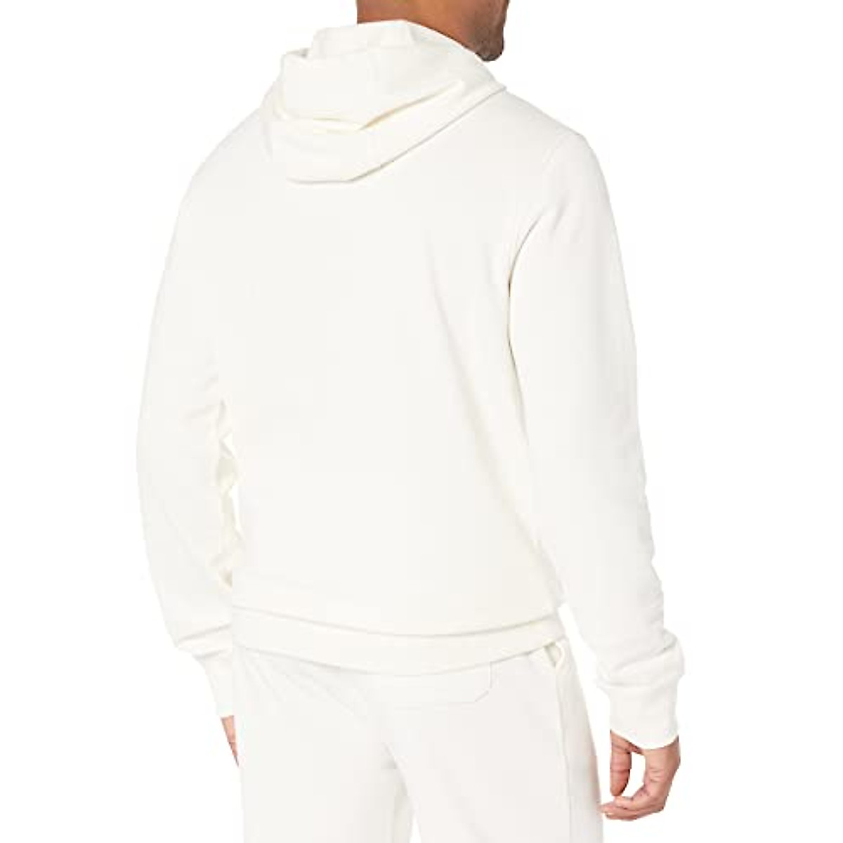 Amazon Essentials Men's Lightweight Long-Sleeve French Terry Hoodie, Eggshell White, XX-Large