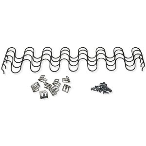 Elegent Upholstery 24" Inch Sofa Couch Recliner Replacement Coil Seat/Back Repair Kit Includes Spring Clips - Set of 4
