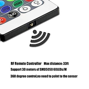 JOYLIT 28 Keys LED RF RGB Remote Controler for RGB SMD 3528 5050 LED Strip LED Lights Controller Input DC12V 30A
