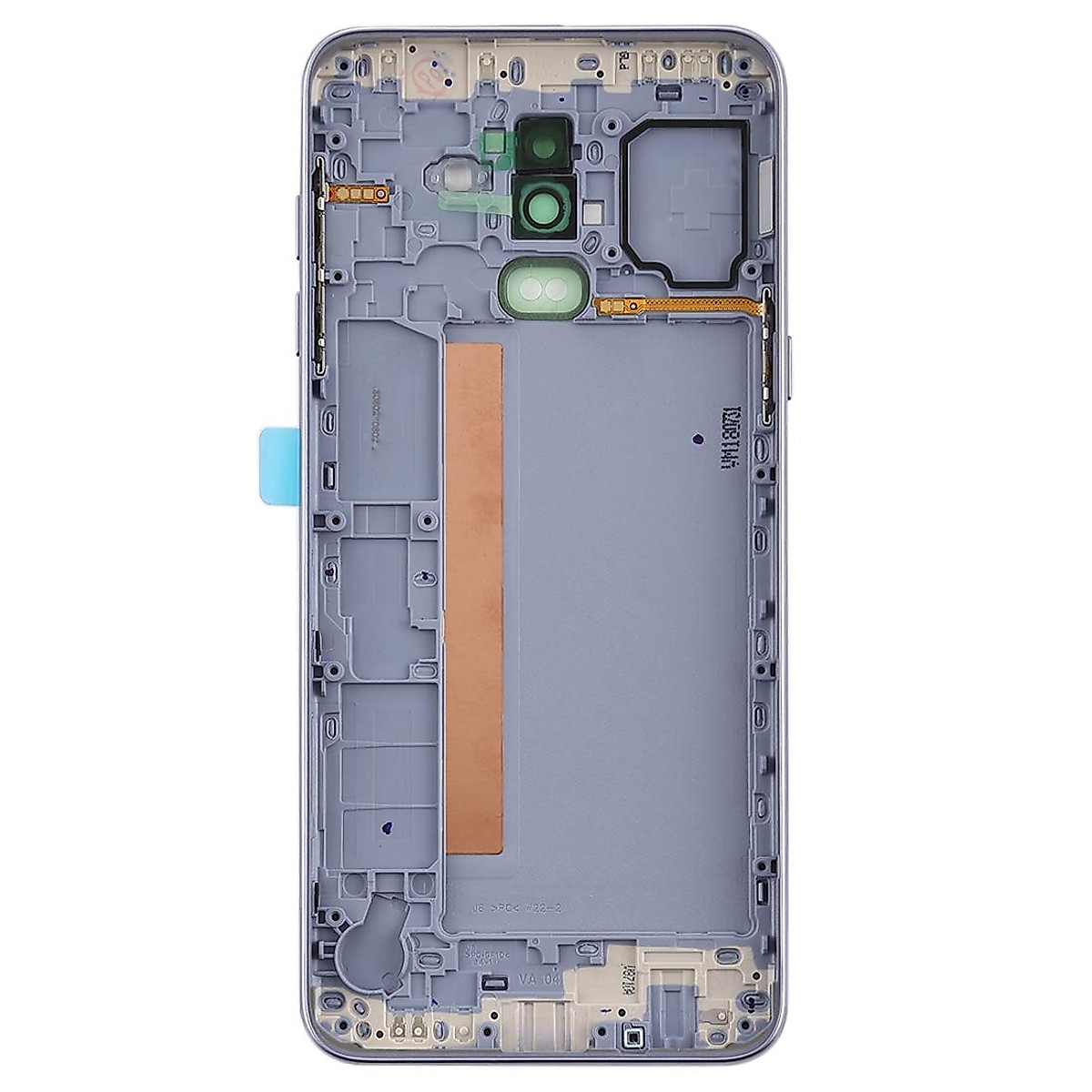 Lihuoxiu for Galaxy J8, J810F/DS, J810Y/DS, J810G/DS Back Cover with Side Keys & Camera Lens