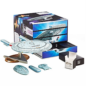 CC Countdown Characters by Numskull 2024 Star Trek Enterprise Collectible Figure - Official Star Trek Merchandise - Buildable Advent Calendar Statue