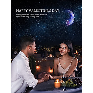 Birthstone Necklace for Women, Gold Necklace, Mothers Day Gift for Mom, Sterling Silver March Birthstone Jewelry Created Aquamarine Necklace Gifts for Wife