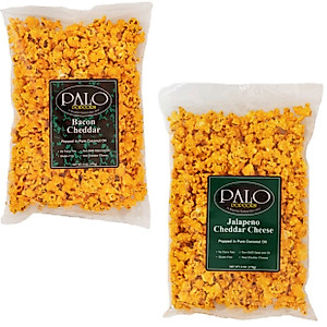 Palo Popcorn Gourmet Cheddar Cheese Popcorn Snacks, Gluten Free, Pick 6 Custom Variety Pack, 5.0-7.0 ounce bags (Pack of 6)