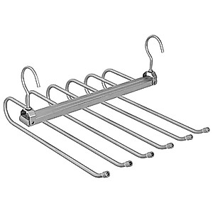 GOOFFY Over The Door Double Hangers Space Saving Foldable Pants Hanger for Hanging Hats Scarves Belts Shelf