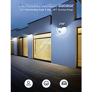 Roopure Solar Motion Lights Outdoor 2 Pack + 4 Pack Solar Paito Lights Colorful for Yard Post Wall Step Stair