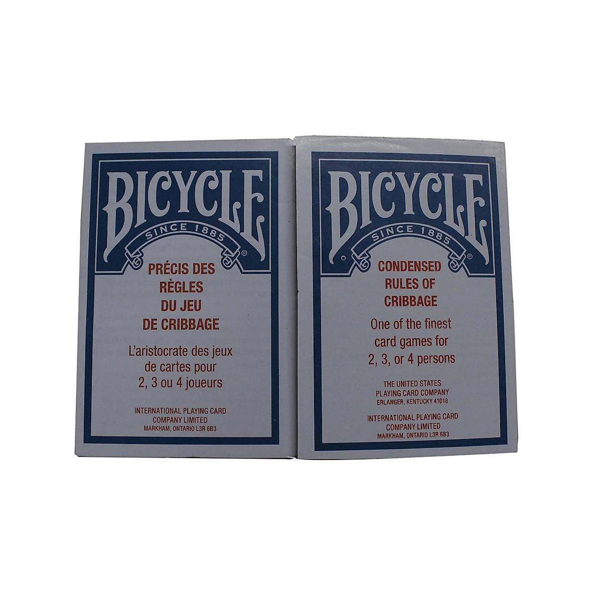 Official Bicycle Cribbage Board Game Set 29 with Bicycle Playing Cards and 9 Premium Metal Crib Pegs