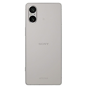 Sony Xperia 5 V 5G Dual XQ-DE72 256GB 8GB RAM Unlocked (GSM Only | No CDMA - not Compatible with Verizon/Sprint) Global, Mobile Cell Phone - Silver