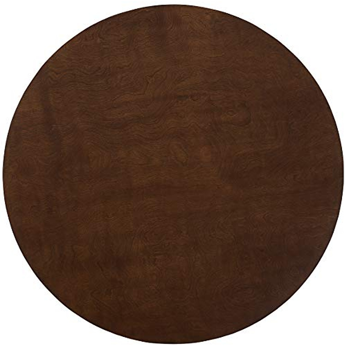 Crosley Furniture Landon Mid-Century Modern Round Wood Dining Table, Mahogany