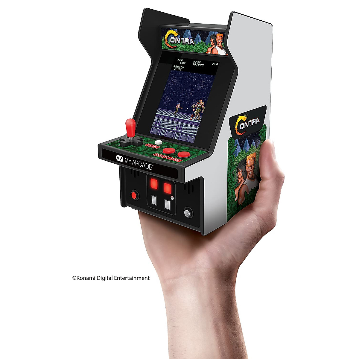 My Arcade Contra Micro Player (DGUNL-3280) and Pac-Man Micro Player Mini Arcade Machines