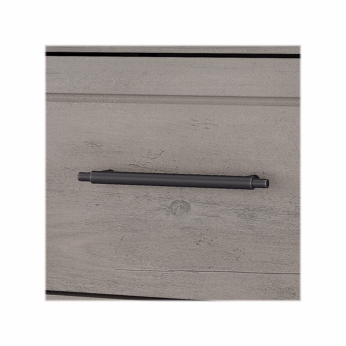 Bush Furniture Key West Bathroom Tall Narrow Bookcase Cabinet, Driftwood Gray