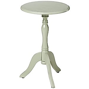 Decor Therapy Simplify Pedestal Accent Table, Olive Branch