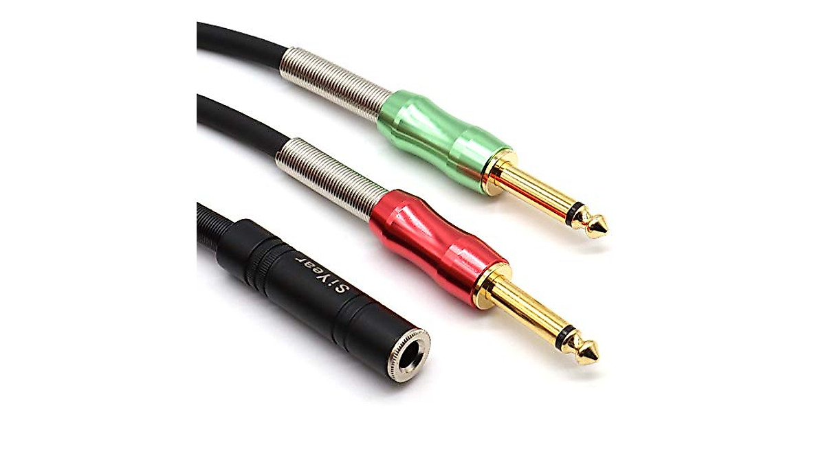 SiYear 1/4" Stereo to Dual Mono Y Cable - 6.35mm Audio Splitter