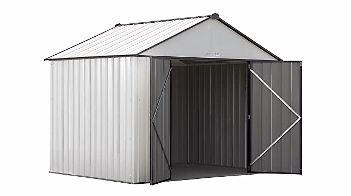 Arrow EZEE Steel Shed 10x8 with Quick Assembly & Strong Design
