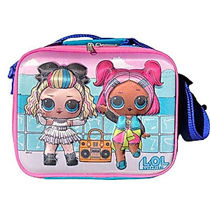 L.O.L. Surprise! Limited Edition Supreme BFF's 16" 3D Backpack and Insulated Lunch Bag