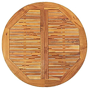 Camerina 5 Piece Patio Dining Set Outdoor Dining Table Set Patio Table and Chairs Set Outdoor Patio Dining Set Solid Wood Acacia 3087133