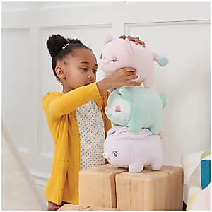 GUND Glow Bops CatBop Cat Stuffed Animal, Touch Activated Glow in The Dark LED Plush Toy, 8”