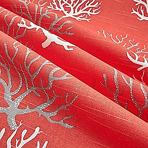 Premier Prints Isadella Coral Slub Salmon, Fabric by the Yard