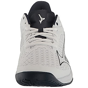 Mizuno Wave Exceed Tour 5 AC Men Tennis Shoe, White-Dress Blue, 9.5