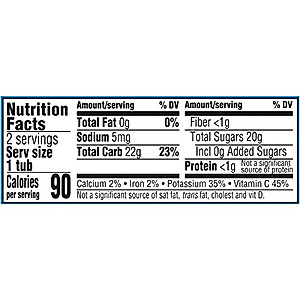 Gerber Baby Food 2nd Foods Blends, Banana Orange Medley Puree, Wonderfoods, Natural & Non-GMO, 4 Ounce Tubs, 2-Pack