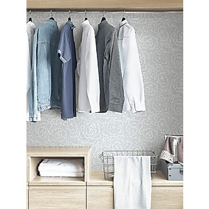 NuWallpaper NUS4048 Saraya Peel & Stick Wallpaper, Blue