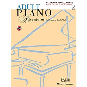 Adult Piano Adventures All-in-One Piano Course Book 2 Book/Online Audio