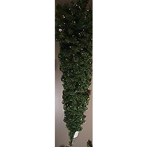 LED Twinkle Compact Lights 10.8Ft Warm White w Clear Strand Battery Operated 8 Function Remote Control