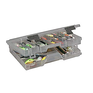 Plano Two-Tier Stowaway 3700 Utility Box, Smoke