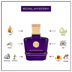 Swiss Arabian Royal Mystery - Luxury Products From Dubai - Long Lasting And Addictive Personal EDP Spray Fragrance - A Seductive, Signature Aroma - The Luxurious Scent Of Arabia - 3.4 Oz