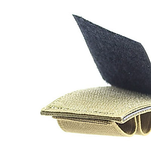 3 Packs 2-Round Ammo Cards 11mm-15mm Shotgun Shells Holder Ammunition Battery Pen Light Stick Tool Carrier Holder Pouch 800D Nylon