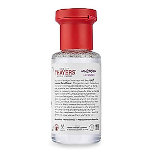 THAYERS Trial Size AlcoholFree Witch Hazel Facial Toner with Aloe Vera Formula, Lavender, 3 Fl Oz