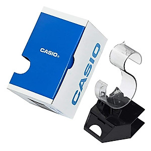 Casio MTP-V006D-1B2 Men's Stainless Steel Easy Reader Black Dial Day Date Analog Dress Watch