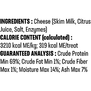 Himalayan Dog Chew Original Yak Cheese Dog Chews, 100% Natural, Long Lasting, Gluten Free, Healthy & Safe Dog Treats, Lactose & Grain Free, Protein Rich, Mixed Sizes, Dogs 65 Lbs & Smaller, 9.9 oz
