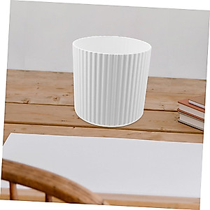 Ciieeo Kitchen Trash Can Garbage Can Trash Can for Car Table Waste Bin Garbage Container Living Room Trash Can Reusable Bathroom Trash Can Mini White Household Plastic Trash Basket