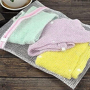 1Pc Mesh Laundry Bag Underwear Clothes Laundry Bra Lingerie Bags Laundry Washing Machine Net Mesh Bag for Garment, Underwear, Sock, Clothes, Sweater, Travel 30cmx40cm| Durable Design