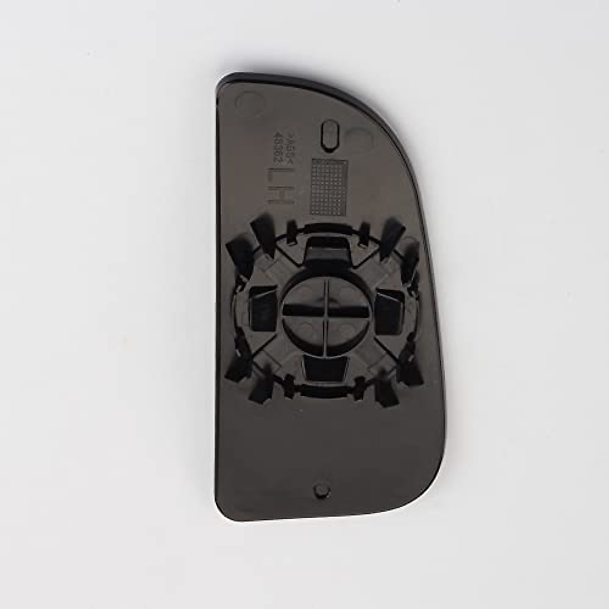 Dasbecan 68067731AA Left Driver Side Lower Tow Mirror Glass Compatible with Dodge Ram 1500 2500 3500 4500 5500 2009-2020 Non-Heated Convex Mirror with Holder Repalce CH1324125