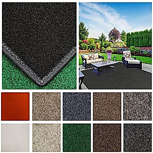 Large Custom Cut-to-Fit Trade-Show Area Rug Carpets, Custom Sizing Available to Choose from (12x16, Espresso) NC