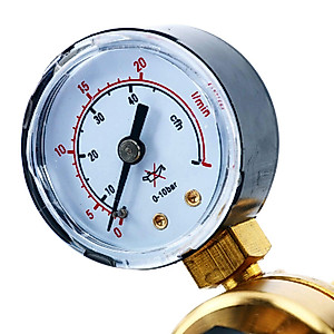 H&J Argon CO2 Regulator Gauges CGA580 with 80'' Hose Fits Lincoln Miller Mig Tig Welder