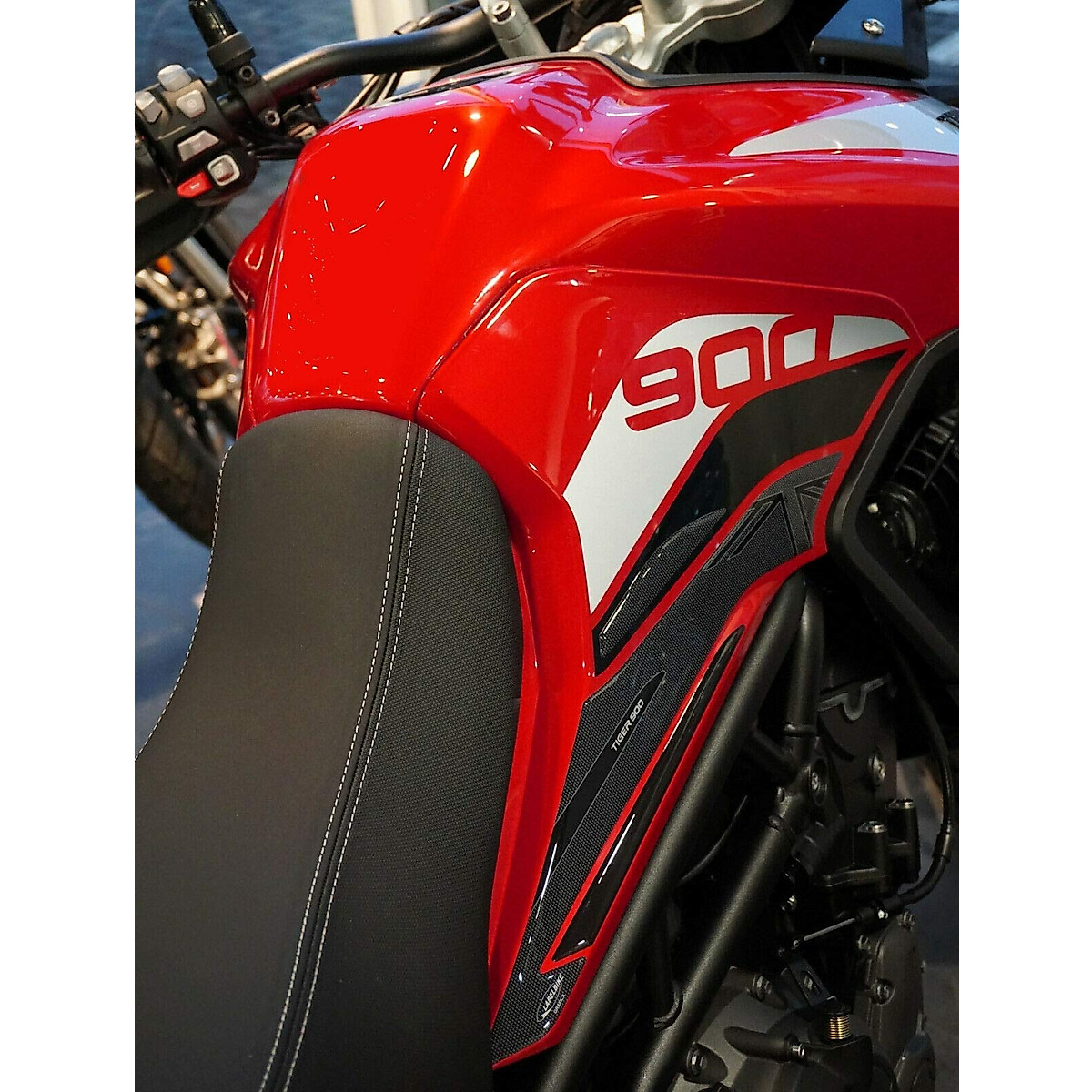 labelbike - 2 3D gel Stickers Motorcycle tank side protections for Triumph Tiger 900 GT