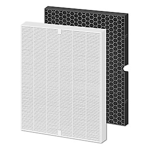 Improvedhand 116130 Filter Replacement for Winix 5500-2 and AM80 Air Puri-fier, Include 1 Set H13 True HEPA Filter and Activated Carbon Odor Filter