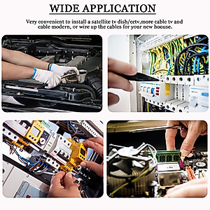 TLS.eagle BNC RG58 Plug Crimp Connector and Striping Crimp Tool for RG58/RG59/RG6 10 Pack Red