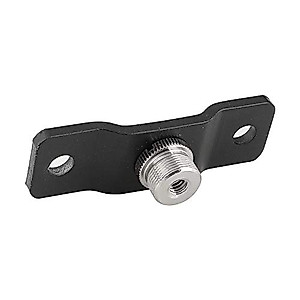 CAMVATE 5/8'' Male to 1/4'' Female Microphone Screw Adapter with Bottom Pedestal Wall/Table/Ceiling Mount - 2325