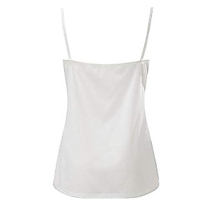 DUOWEI Camisoles with Breast Support Ladies Summer Tops Xl Contrast Lace Sexy Vest Tops V Neck Spaghetti Straps Camisole Vest 5