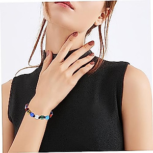 COHEALI 20pcs Ladybug Beads Loose Beads Ladybug Kit Gemstone Beads Embroidery Accessories Jewelry Making Beads Christmas Bag Filler Stones for Jewelry Making Glazed Beads Accessory Pendant