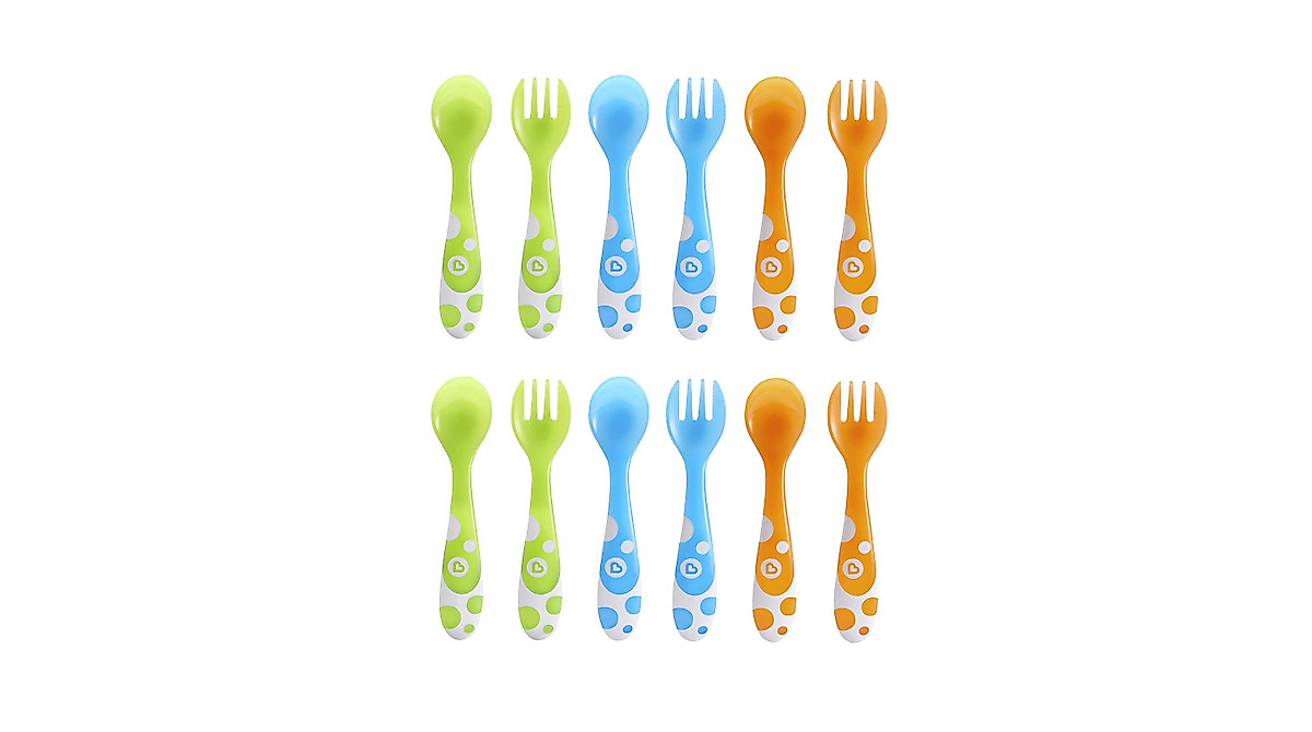 Munchkin Fork and Spoon Set - Easy Dining for Kids