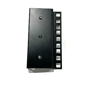 Steel Server Rack Rail with 3/8" Square Holes, 2U-45U (20U)