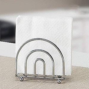 Napkin Holders,Tabletop Upright Napkin Holder,Decorative Tissue Holder,Collection Vertical Stand Home Decor Basic Non-Slip Napkin Holder Kitchen Storage Tissue Table Iron Cutting Board Racks
