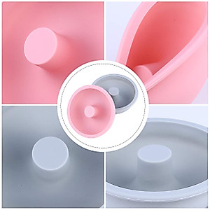 DOITOOL 2Pcs Silicone Baking Molds, Round, 4 inch, Nonstick, Reusable, Easy Cleanup, Assorted Colors