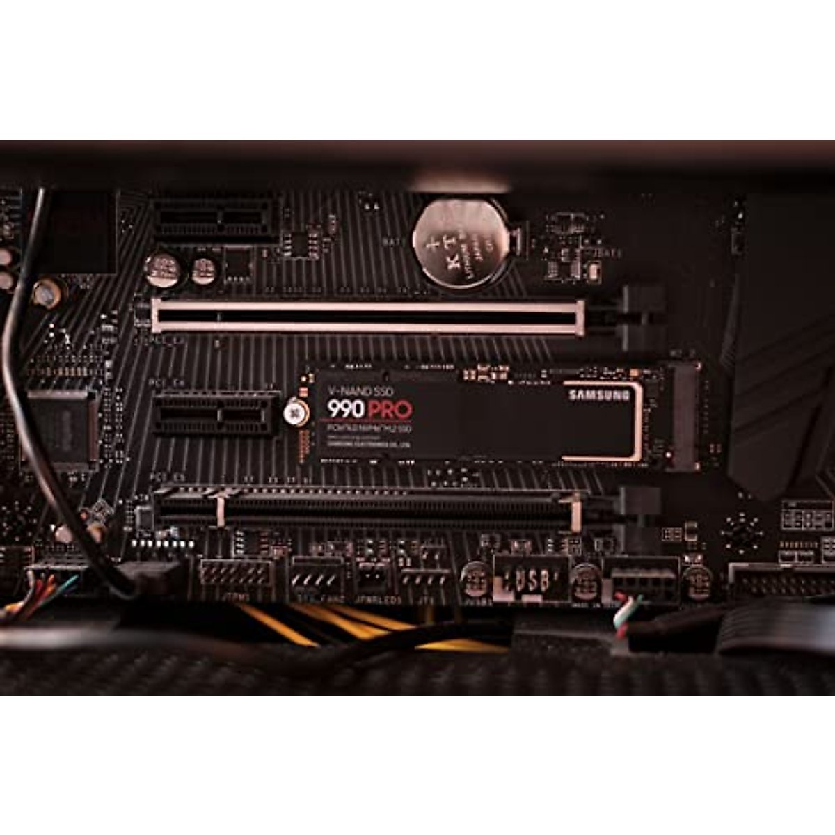 SAMSUNG 990 PRO SSD 1TB PCIe 4.0 M.2 Internal Solid State Drive, Fastest Speed for Gaming, Heat Control, Direct Storage and Memory Expansion for Video Editing, Heavy Graphics, MZ-V9P1T0B/AM