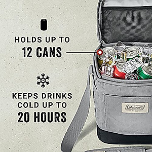 Coleman Cooler Bag, Soft Sided Cooler, Backroads Series Leakproof Insulated Lunch Bag, Beach Cooler Bag, Camping Cooler, Picnic Cooler Bag